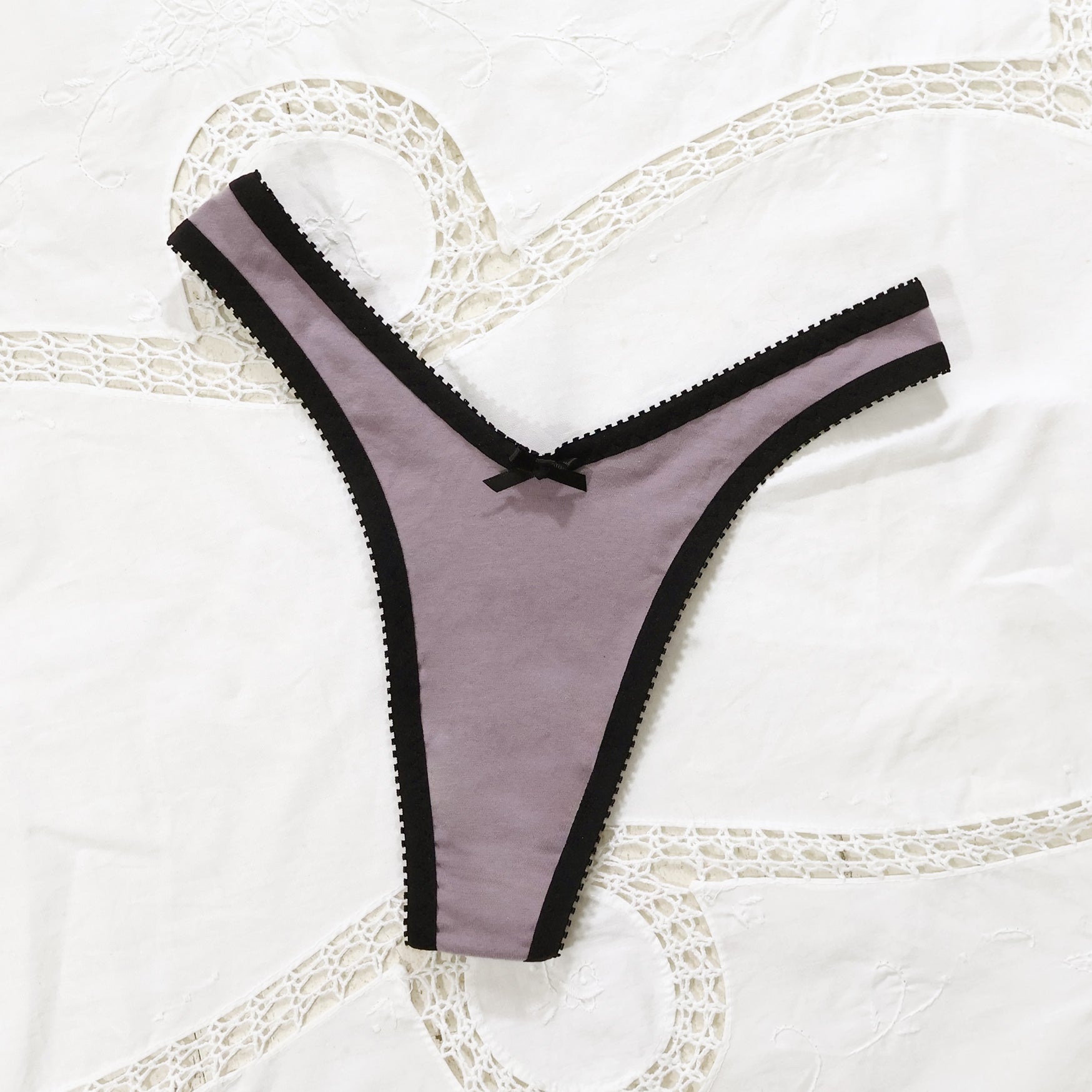 Purple Thong | Cheryl by Hopeless Lingerie